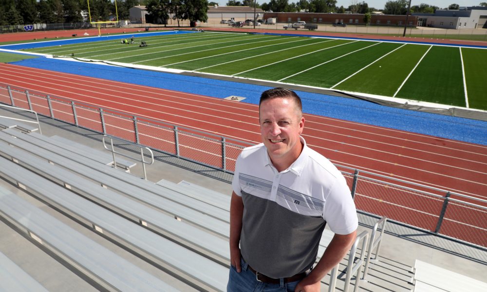 Warner installing new turf football field – SD SportScene